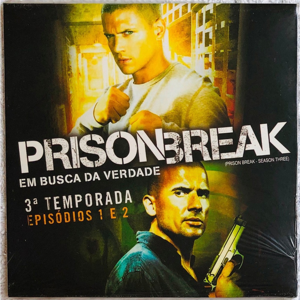 DVD Lacrado Prison Break Em Busca Da Verdade 3ª Temporada | Shopee Brasil