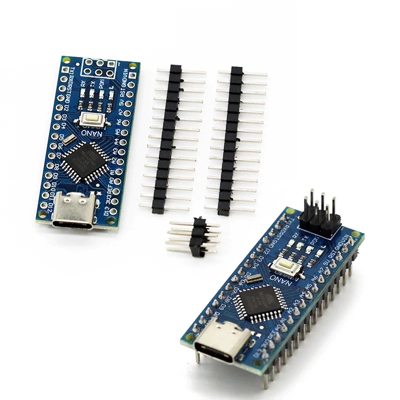 Arduino Nano Usb C Soldado (Compatível) Sem Cabo Projetos Eletronica ...