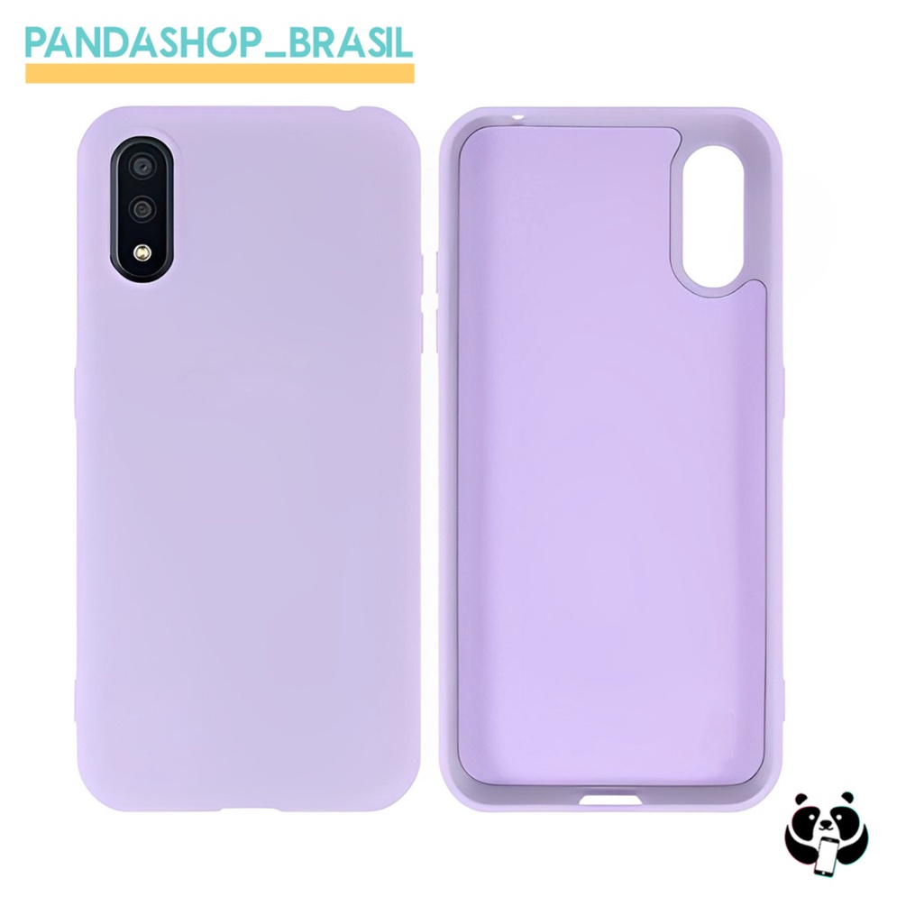 Capa Capinha Aveludada TPU Silicone Para Samsung Galaxy A01 / A02 / A02s / A03 / A03s / A03Core ...
