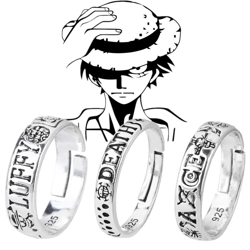 Anime Cartoon Ring Men and Women New Cute King of Thieves Ring Terra ...