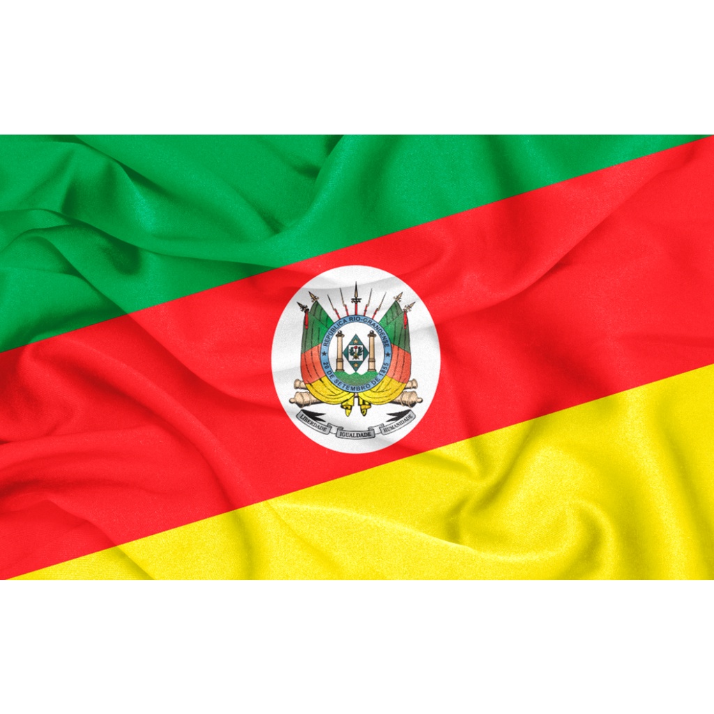 Bandeira Do Rio Grande Do Sul 1,45m X 1m - M055 - Melhora o Preço
