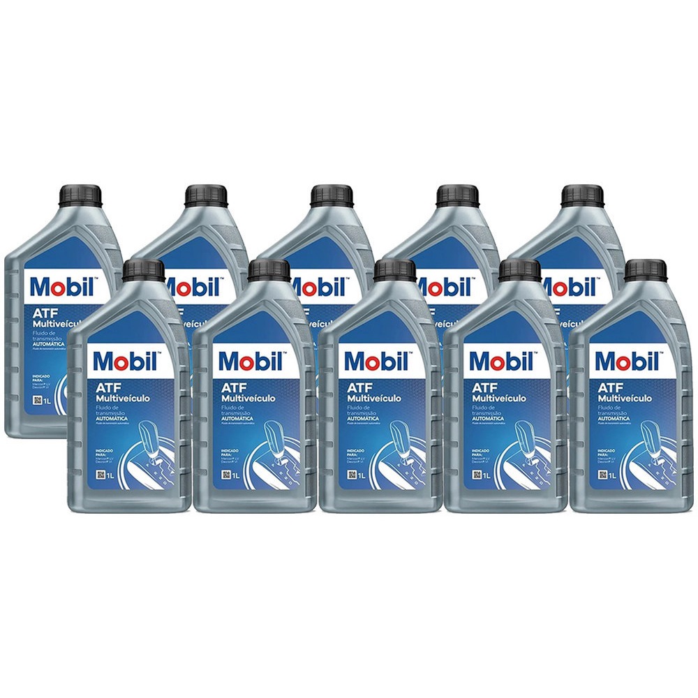 Kit 10 Mobil Dexron 6 Multi ATF Sintético 1L | Shopee Brasil