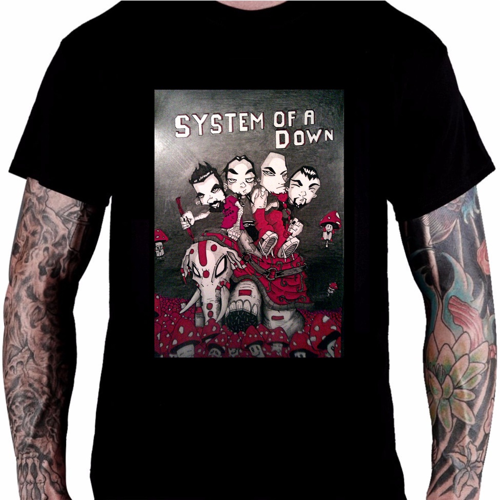 Camiseta System Of A Down Soad Rock And Roll Banda V14 | Shopee Brasil