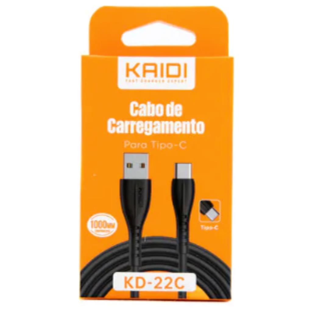 KIT 10 CABO KAIDI CARREGAMENTO DE DADOS TIPO-C/V8 | Shopee Brasil
