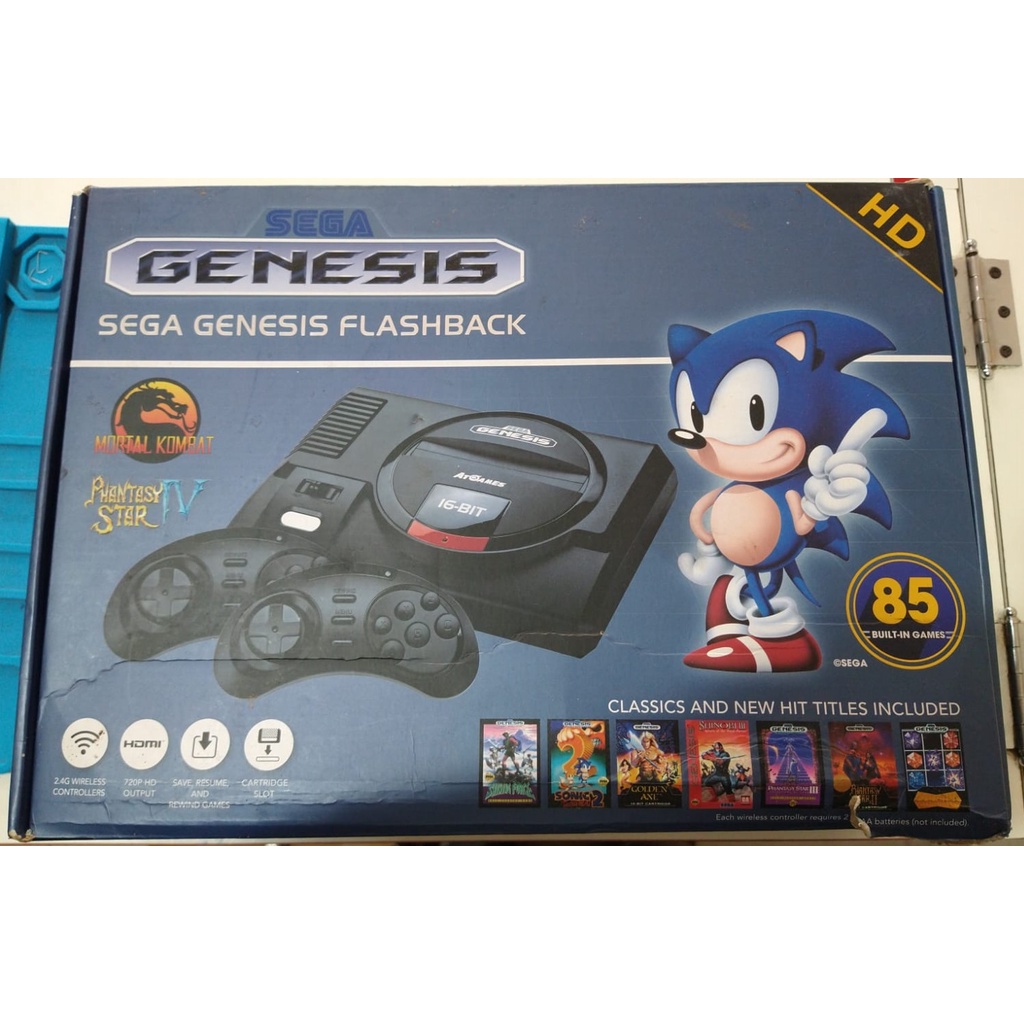 Sega Genesis Flashback da AT Games , console semi-novo ( Mega Drive) | Shopee Brasil
