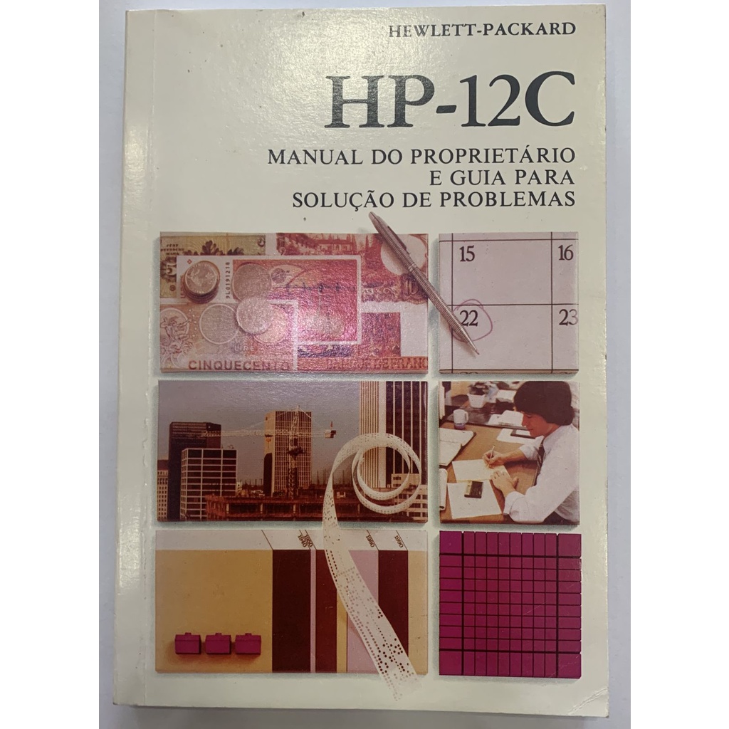 Livro Manual Do Proprietário HP-12C | Shopee Brasil