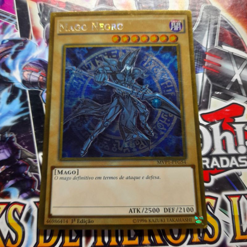 Mago Negro - Gold Rare - Original - Yu-gi-oh / Yugioh - Faz a Boa!