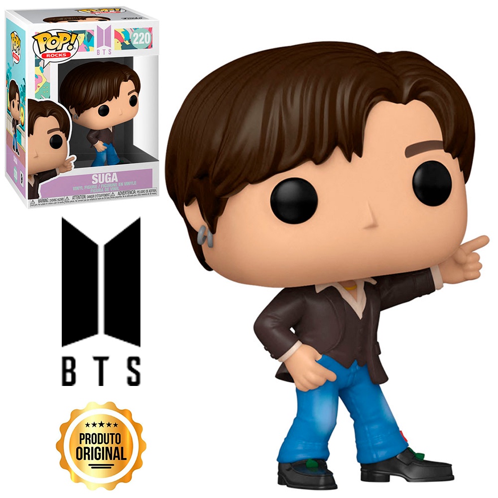 Funko Pop! Rocks - BTS K-Pop - Suga Dynamite 220 | Shopee Brasil