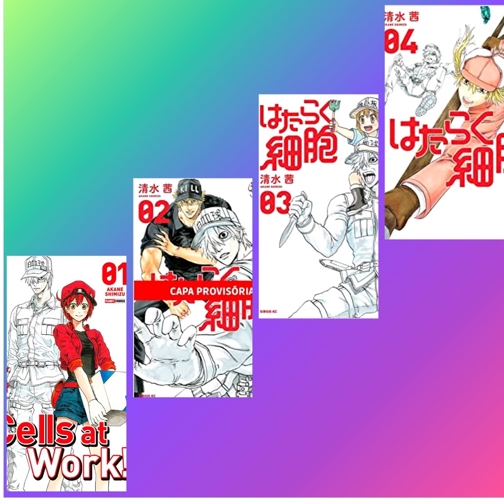 Mangá Cells at Work - Capa comum – 8 agosto 2022 por Akane Shimizu (Autor, Ilustrador) | Shopee ...