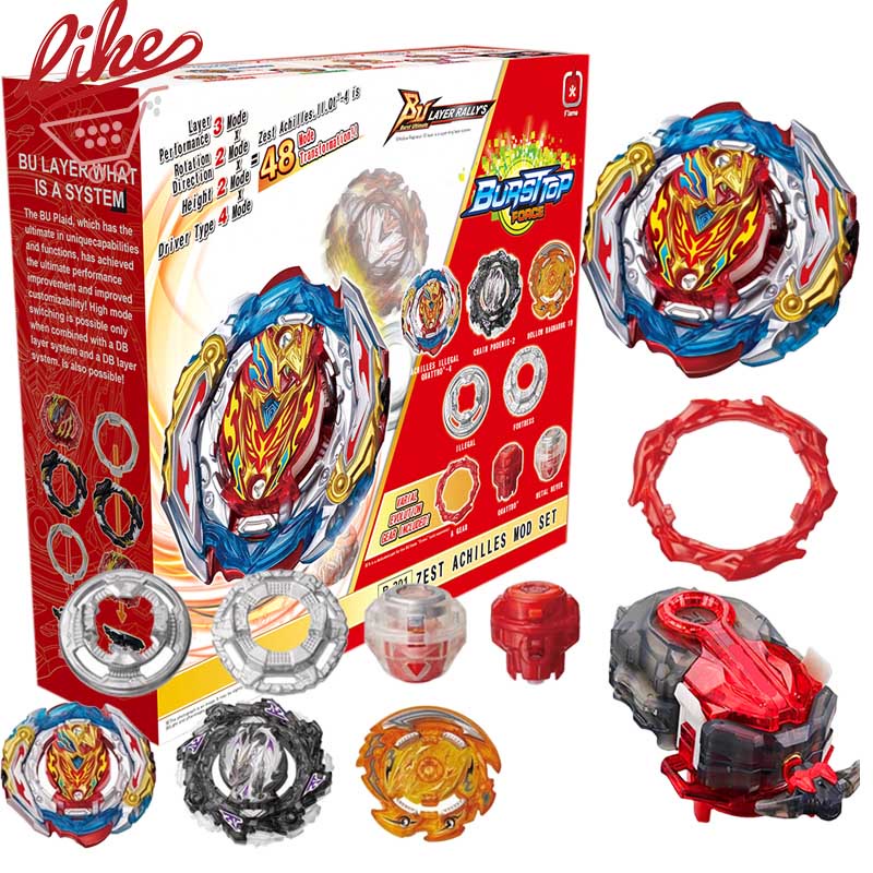 Beyblade Burst B-201 Zest Aquiles Conjunto Personalizado Com De ...