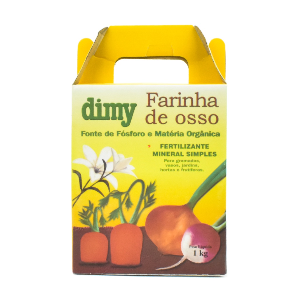 Adubo para Plantas Farinha de Osso 1 Kg Dimy | Shopee Brasil