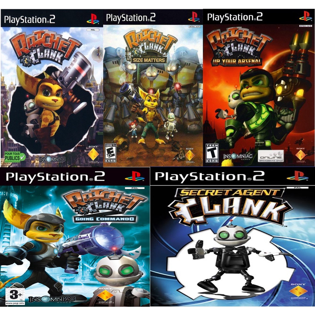 Kit Ratchet & Clank Collection com 5 Jogos (PS2) | Shopee Brasil