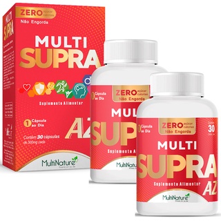 Multivitaminico A/Z - 30 Cápsulas MultiSupra Multinature VITAMINAS E ...