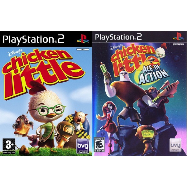 Kit Chicken Little + Chicken Little Ace In Action (PS2) | Shopee Brasil