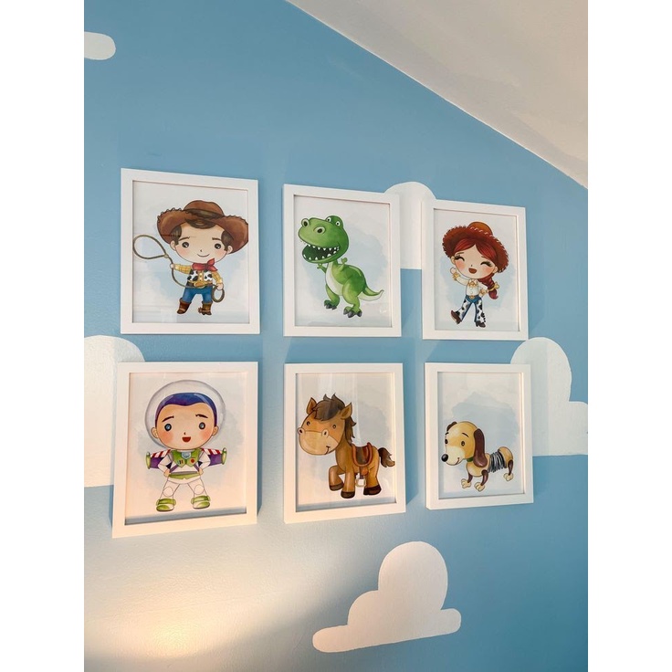 01 Quadro Toy Story - Decoração Quarto Infantil | Shopee Brasil