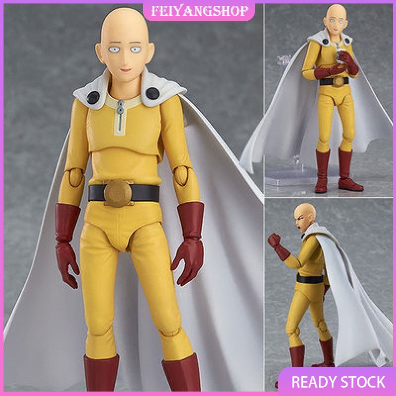 Figma Nendoroid 310 # One Punch Man Saitama Professor Cabeça Careca ...