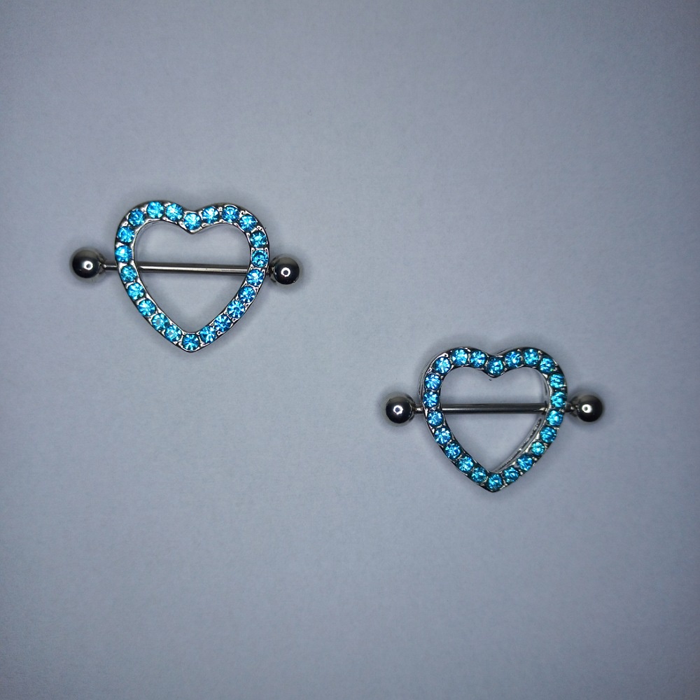 Piercing de mamilo (seios) / Par de Piercing / Aço Cirúrgico | Shopee ...