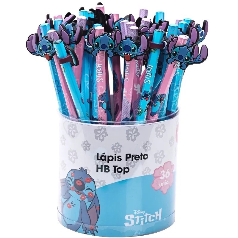 Lápis Preto Hb Stitch | Shopee Brasil