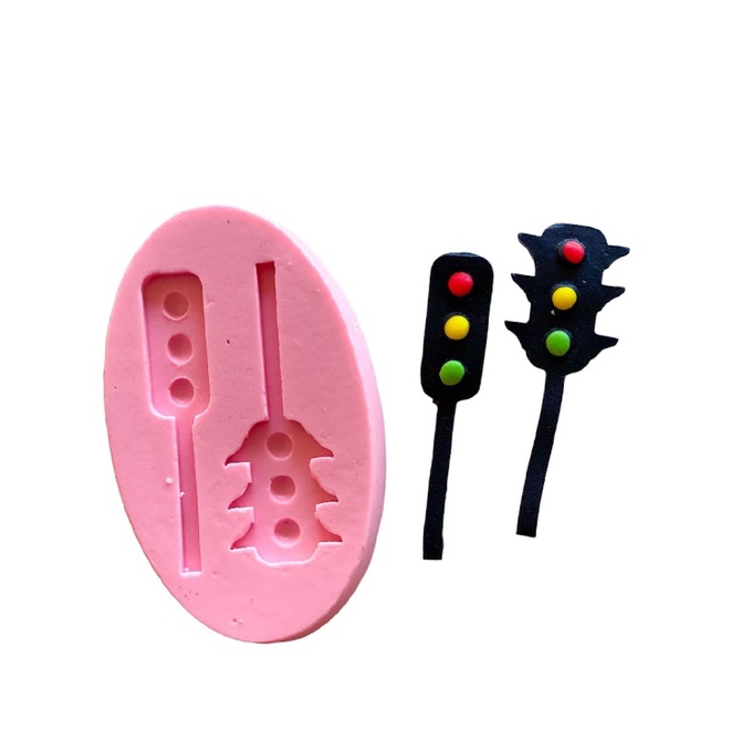 MOLDE DE SILICONE SEMÁFOROS TRÂNSITO | Shopee Brasil