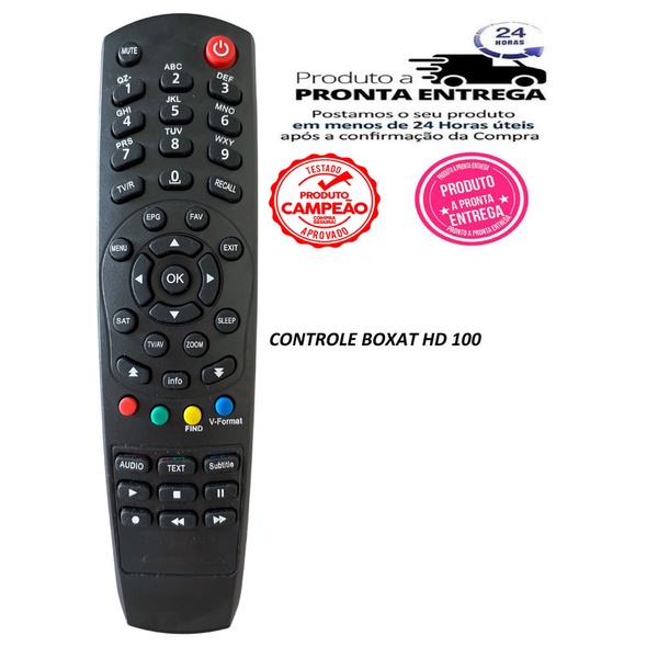 CONTROLE BOXAT HD 100 PRONTA ENTREGA | Shopee Brasil