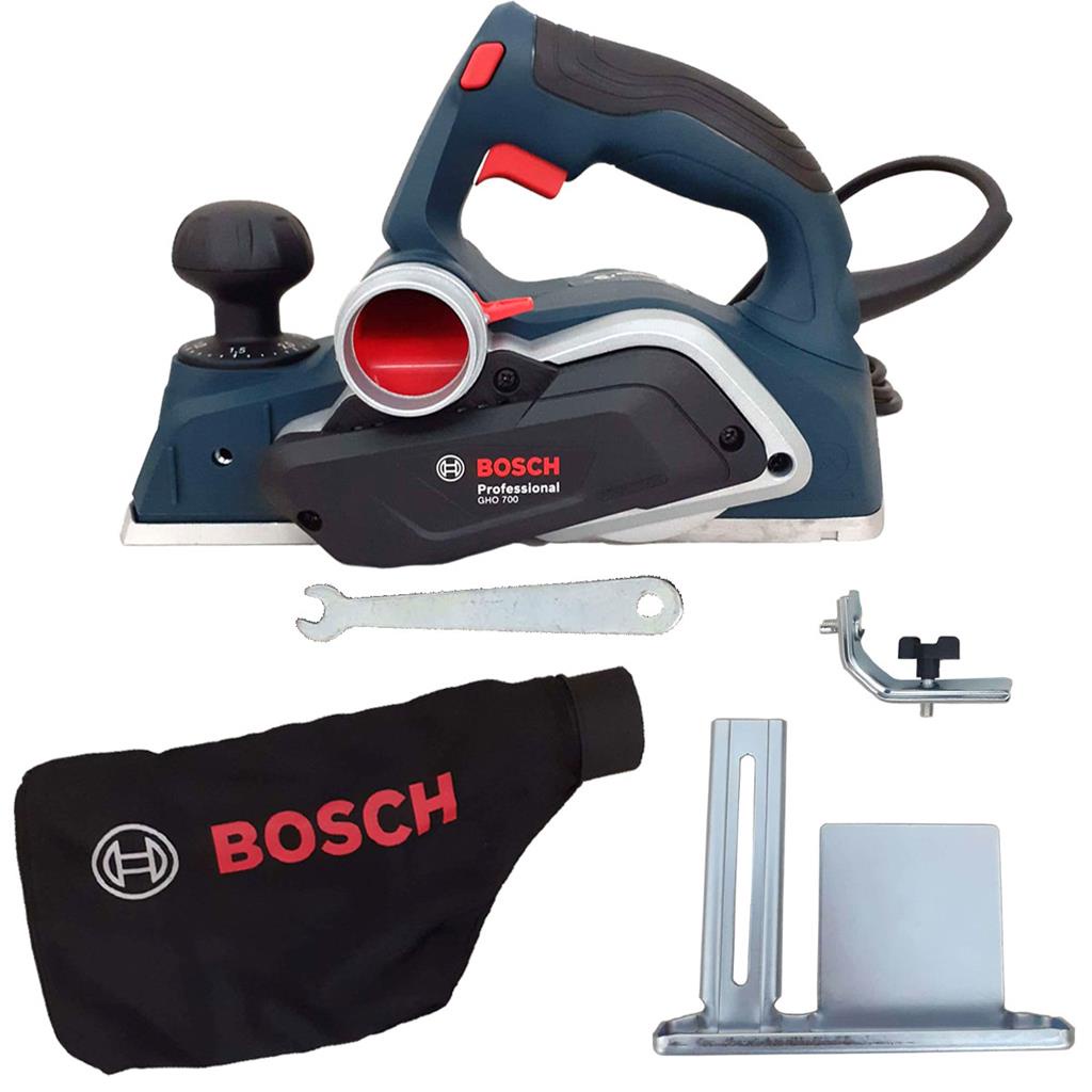 Plaina Eletrica 700w Profissional 16500rpm Gho700 Bosch | Shopee Brasil