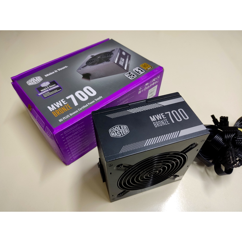 Fonte 700w Cooler Master Mwe 80 Plus Bronze | Shopee Brasil