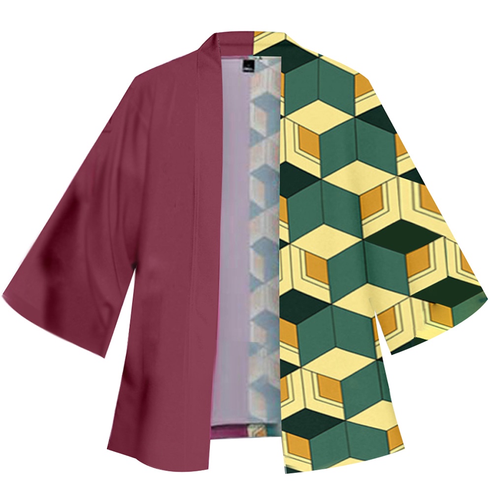 Lixinya Anime Kimetsu no Yaiba Tomioka Giyuu Unisex Cape Jacket ...