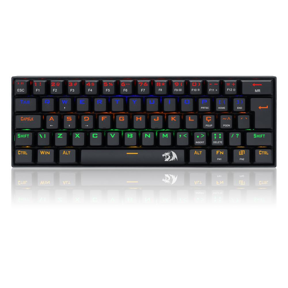 Teclado Mecanico Lakshmi Rainbow Preto Switch Marrom ABNT2 | Shopee Brasil