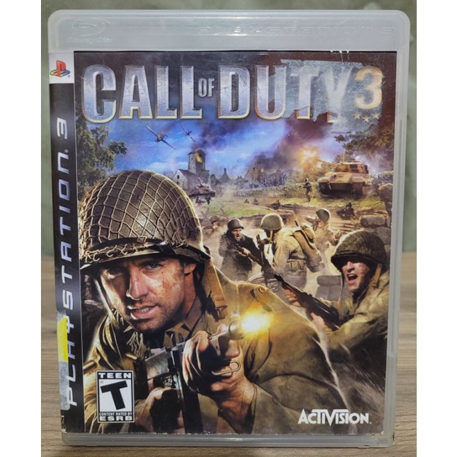 Call Of Duty 3, jogo original para ps3 mídia física, com manual ...