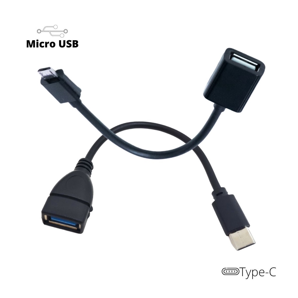 Cabo Adaptador Tipo C V8 Otg Pendrive Para Celular E Tablet | Shopee Brasil