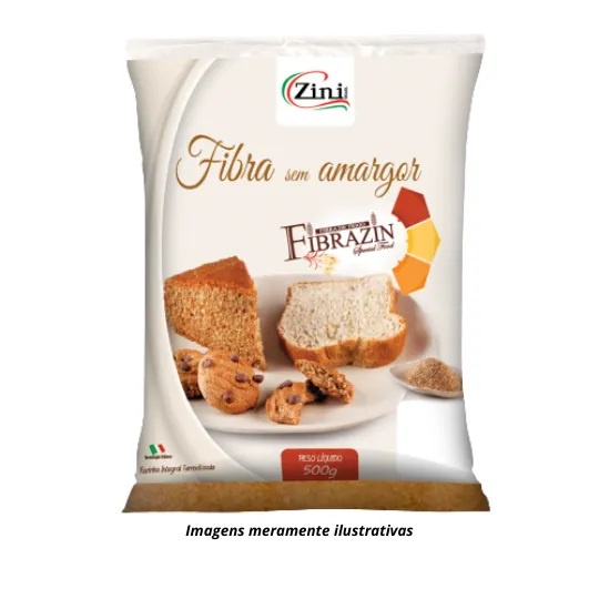 Fibra De Trigo Sem Amargor: Fibrazin® Fino 500g / Zini Alimentos ...