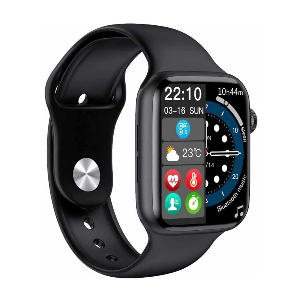 Relógio Smartwatch Inteligente HW33 Série 7 Faz Ligações Preto | Shopee ...