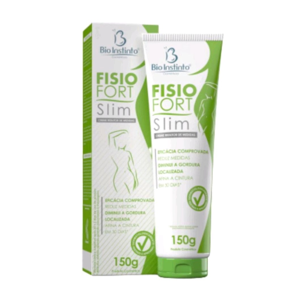Creme Redutor de Medidas Fisiofort Slim Bio Instinto - 150 g | Shopee ...