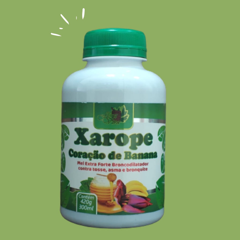 Xarope Natural Antigripal Coração de Banana 450g - Faz a Boa!