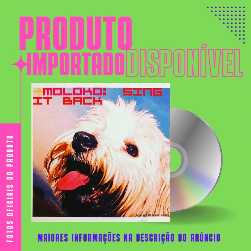 CD SINGLE IMPORTADO MOLOKO - SING IT BACK | Shopee Brasil