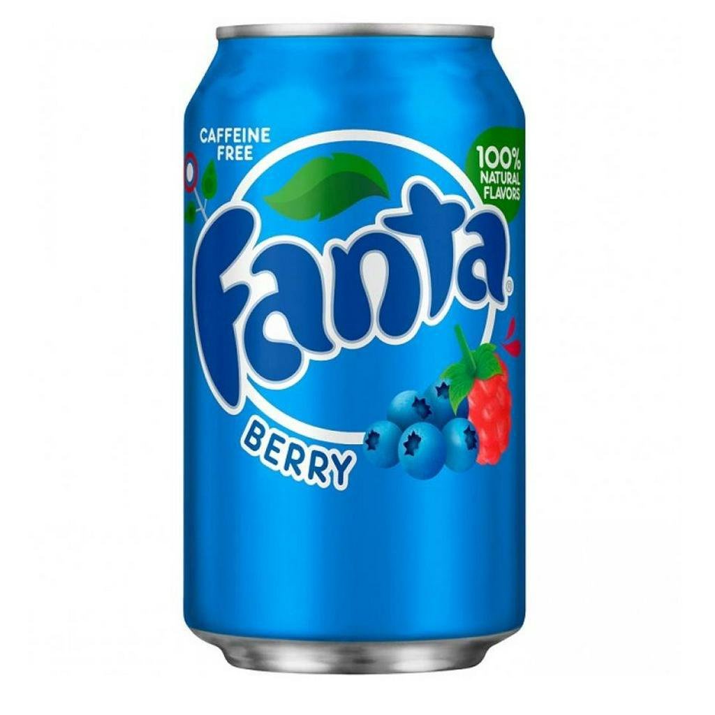 Fanta Berry Azul 355ml - Importada dos Estados Unidos | Shopee Brasil