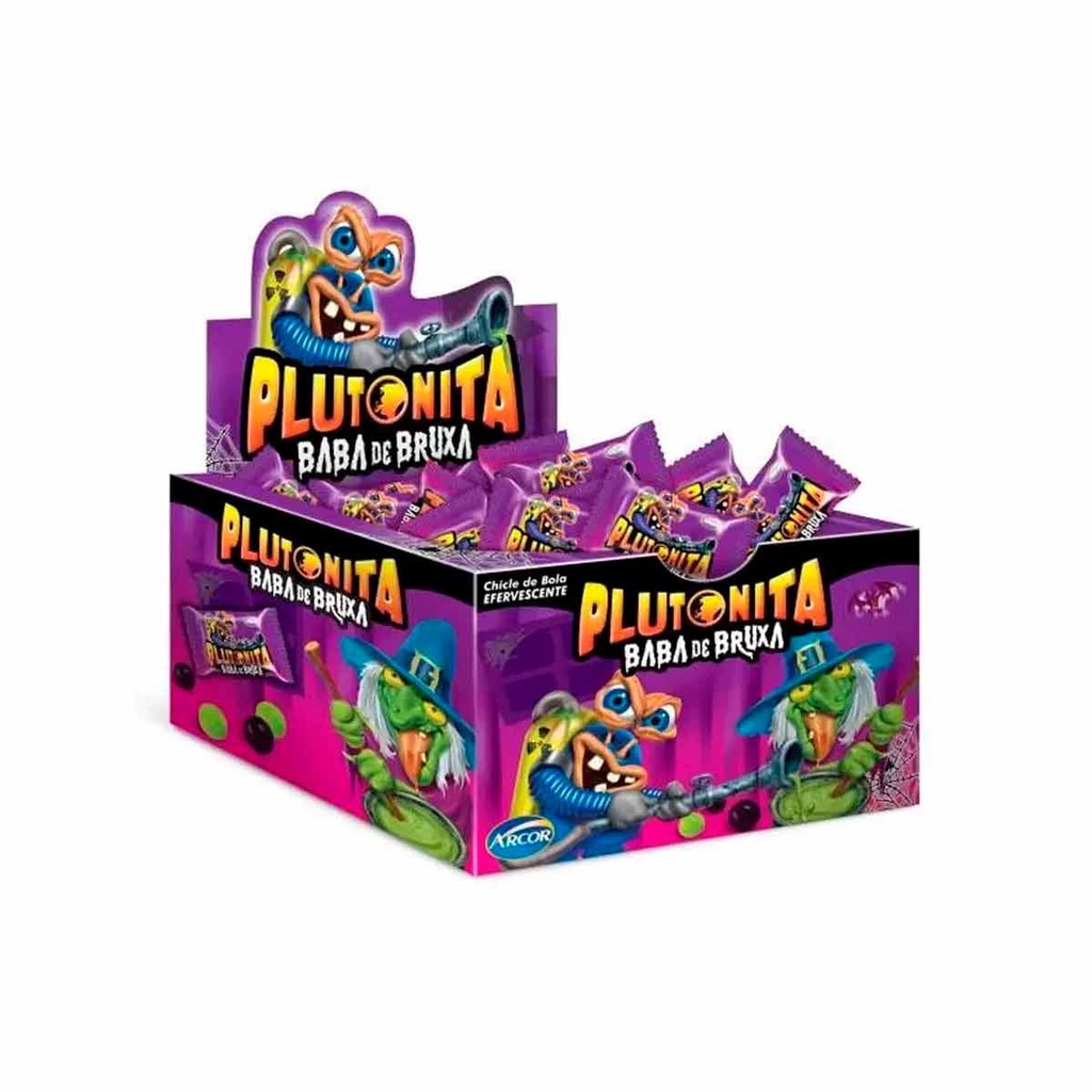 Display Chiclete Plutonita Baba de Bruxa Sortido Arcor 180g | Shopee Brasil