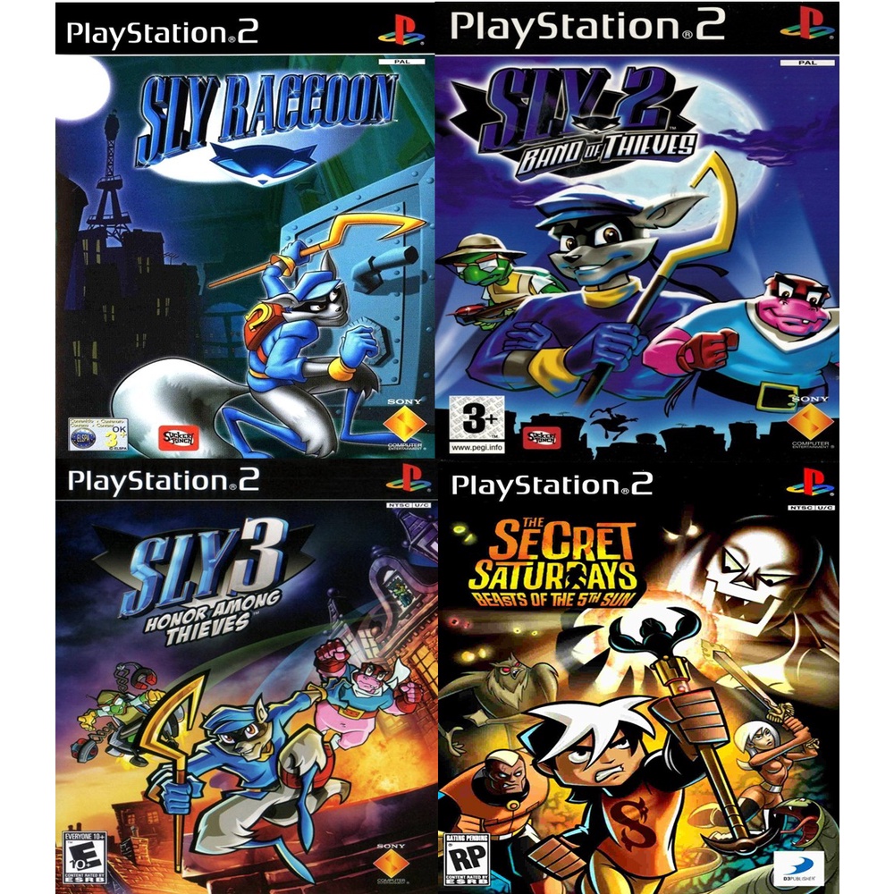 Kit Sly Cooper Collection + The Secret Saturdays Beasts Of The 5TH Sun ...