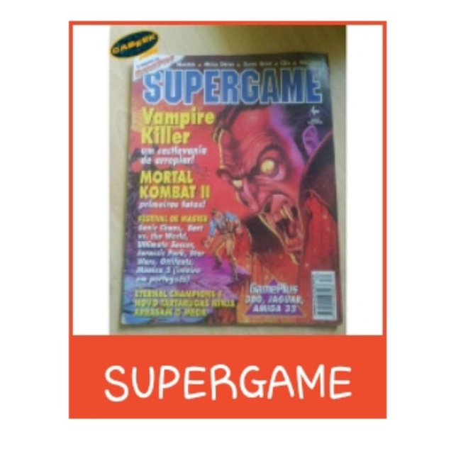 Revista SuperGame antiga e rara para colecionadores | Shopee Brasil