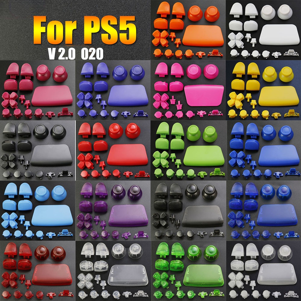 1 Conjunto V2 Para PS5 020 D-pad Share Buttons Kit De Botões De Chave ...