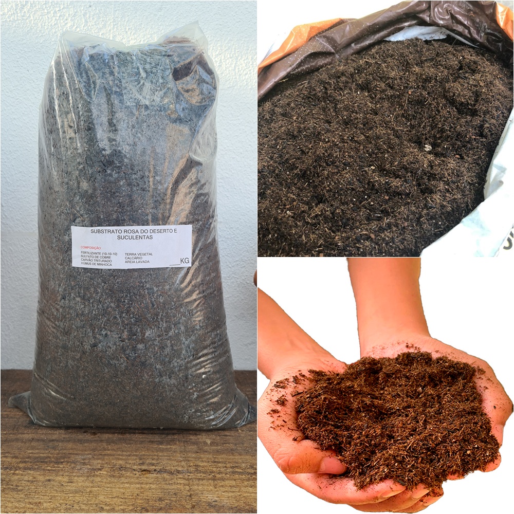 Substrato Rosas Do Deserto Orgânico 20 Kg (40 Lts) - Escorrega o Preço