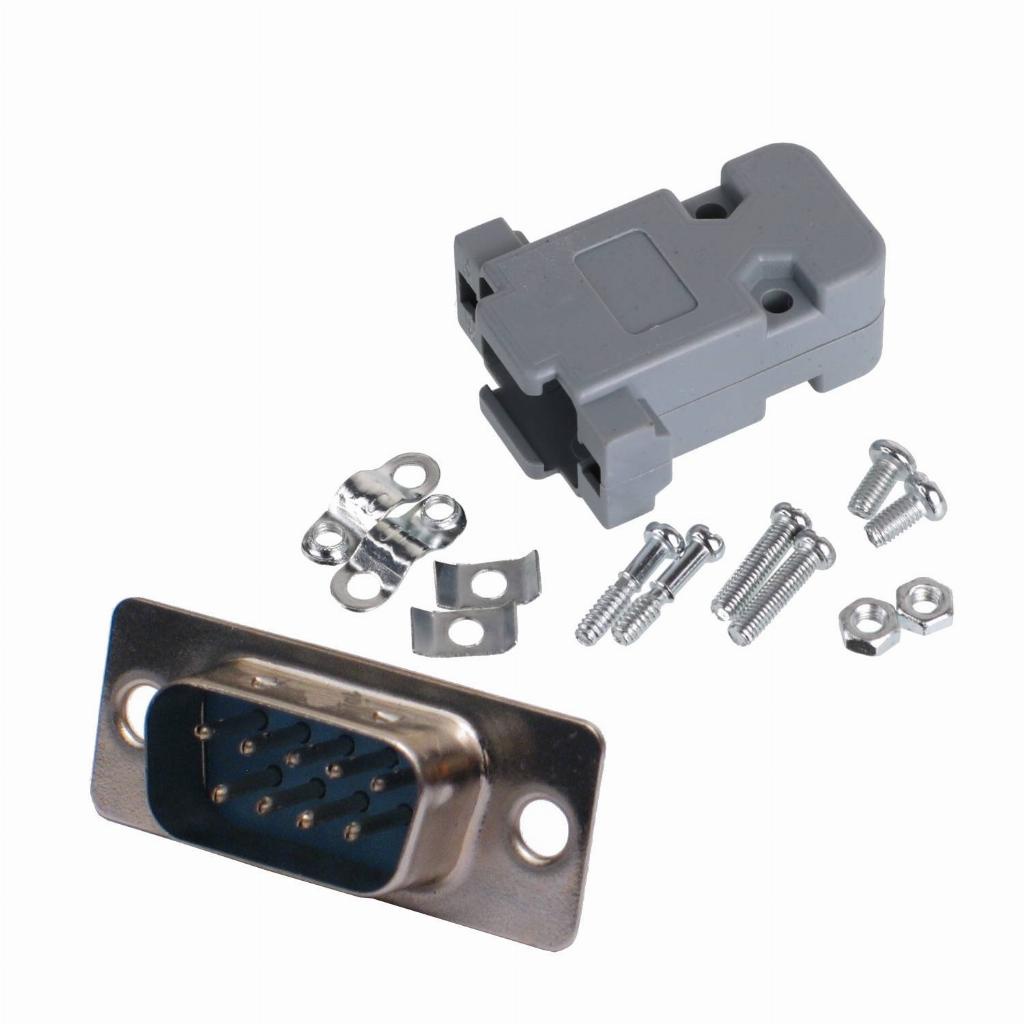Kit 10 Capas + 10 Conectores DB9 Macho 180º para Fio | Shopee Brasil
