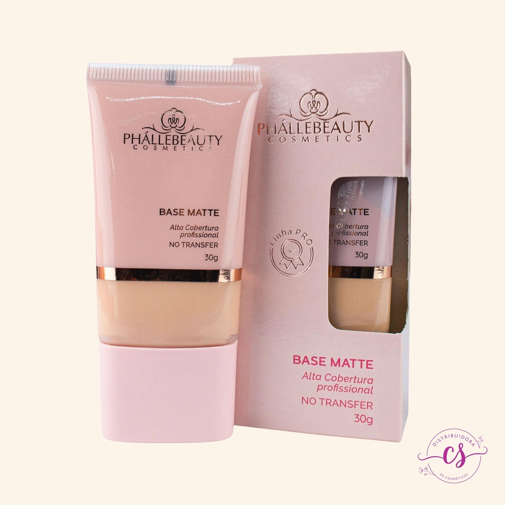 Base Matte Alta Cobertura - Phallebeauty | Shopee Brasil