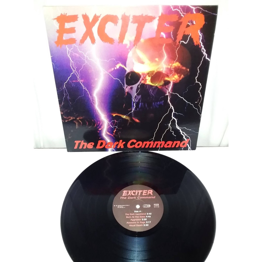 LP Exciter - The Dark Command. Importado.Primeira prensagem. ( Anvil ...