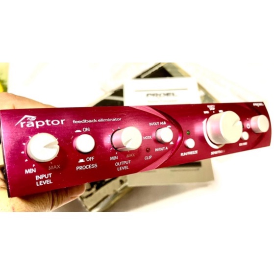 Processador de Audio PROEL RAPTOR Dual channel Automatic Feedback ...