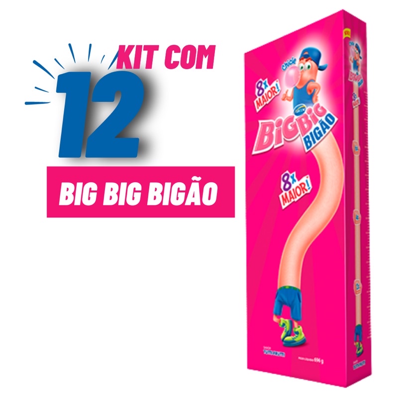 Kit 12x De 29g BigBig Bigão Tutti Frutti - Arcor | Shopee Brasil