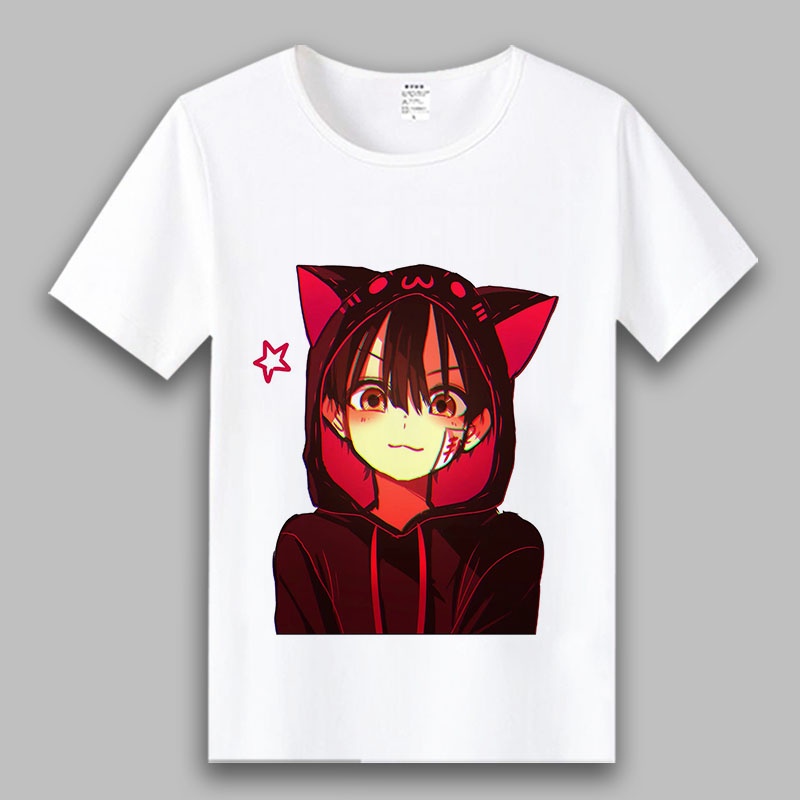 Camiseta Adolescente Hanako-Jun Meio Manga Yaxun Ningning Anime ...