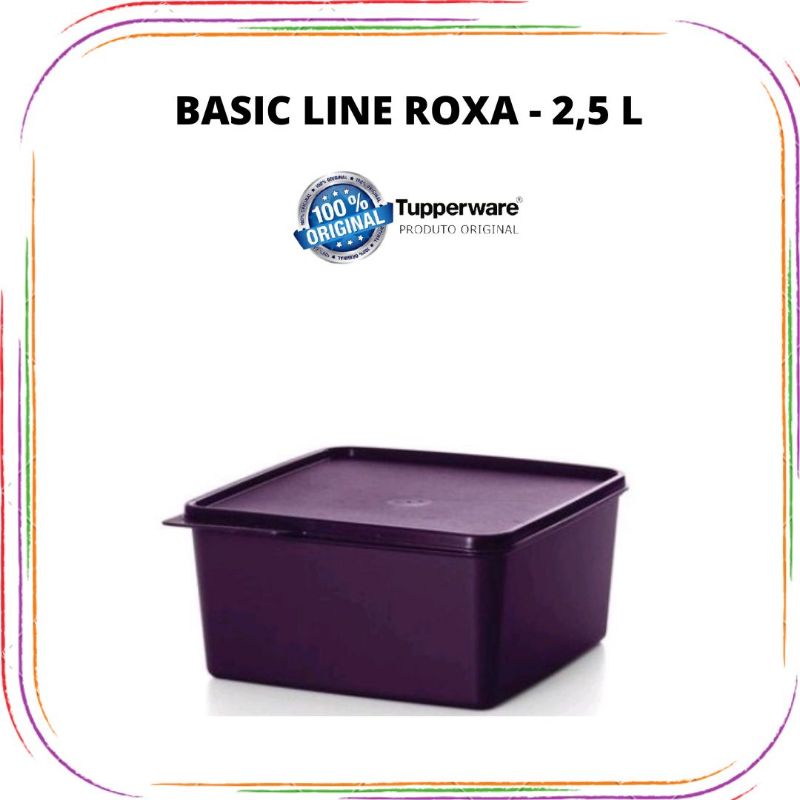 Tupperware Basic Line 2,5 l | Shopee Brasil