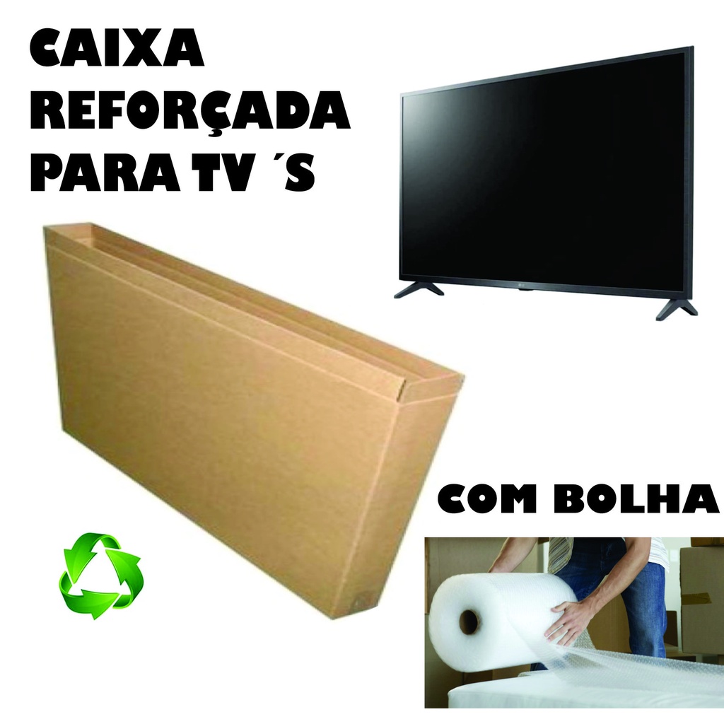Caixa papelão duplex para TV Monitor led lcd plasma e 32 polegadas ...