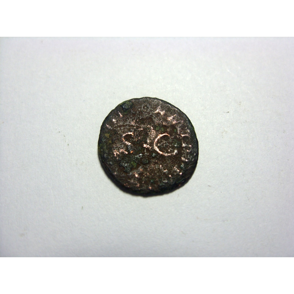 Moeda Imperio Romano - Claudius I 41-54 d.C. Quadrans Bronze, Autentica ...